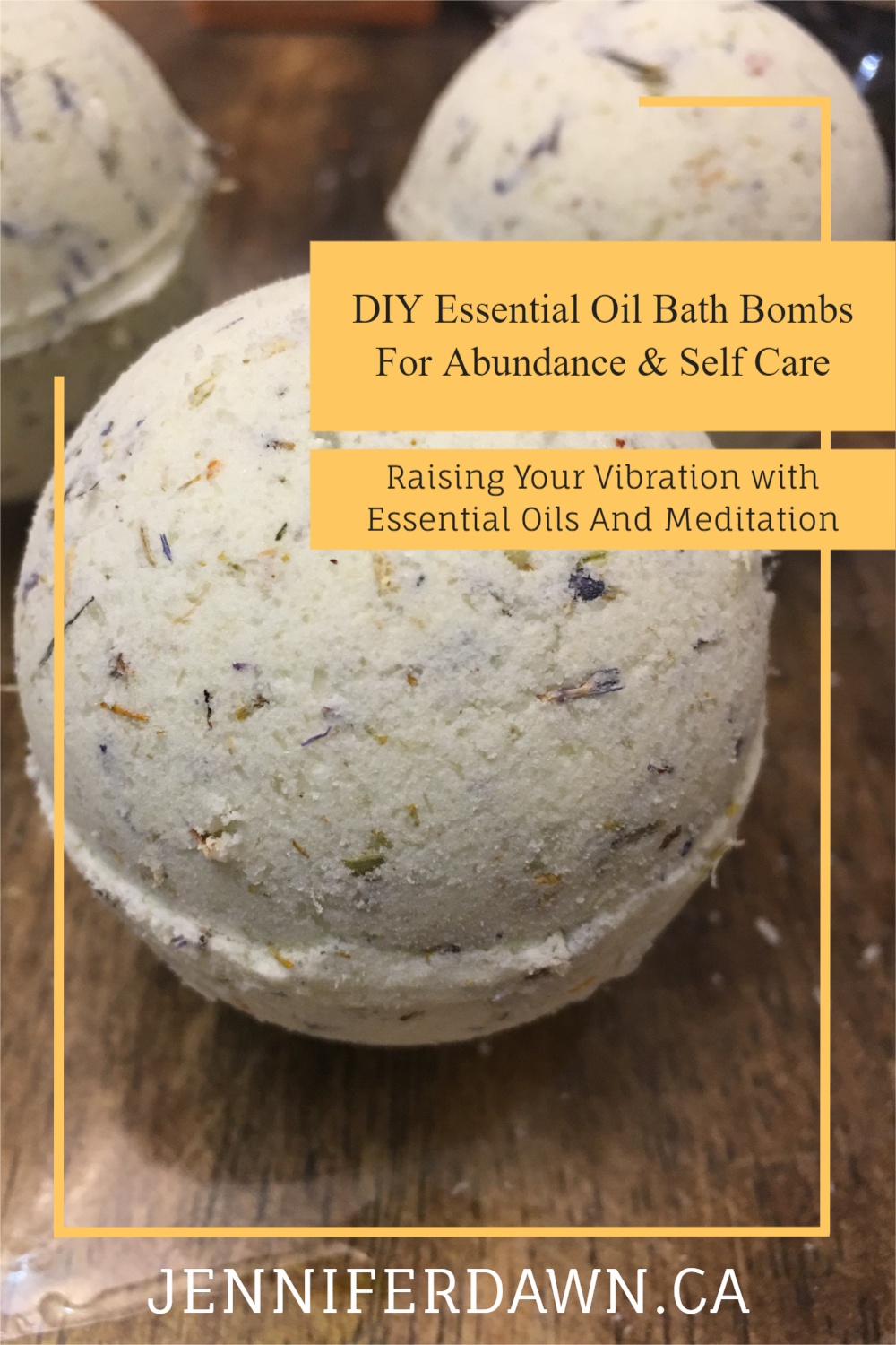 DIY Essential Oil Bath Bombs For Abundance & Self Care