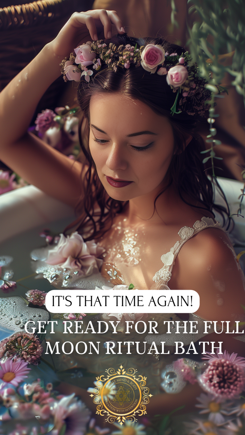 Cleansing Full Moon Ritual Bath -Plus Bath Tea Recipes