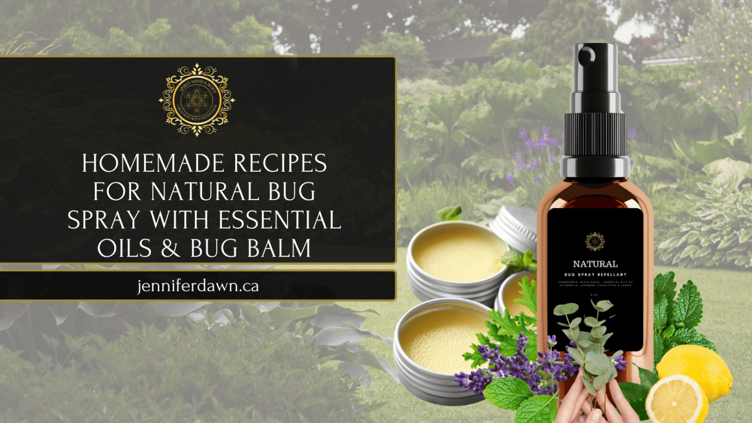 DIY Bug Spray and Balm Recipes for a Bug-Free Summer