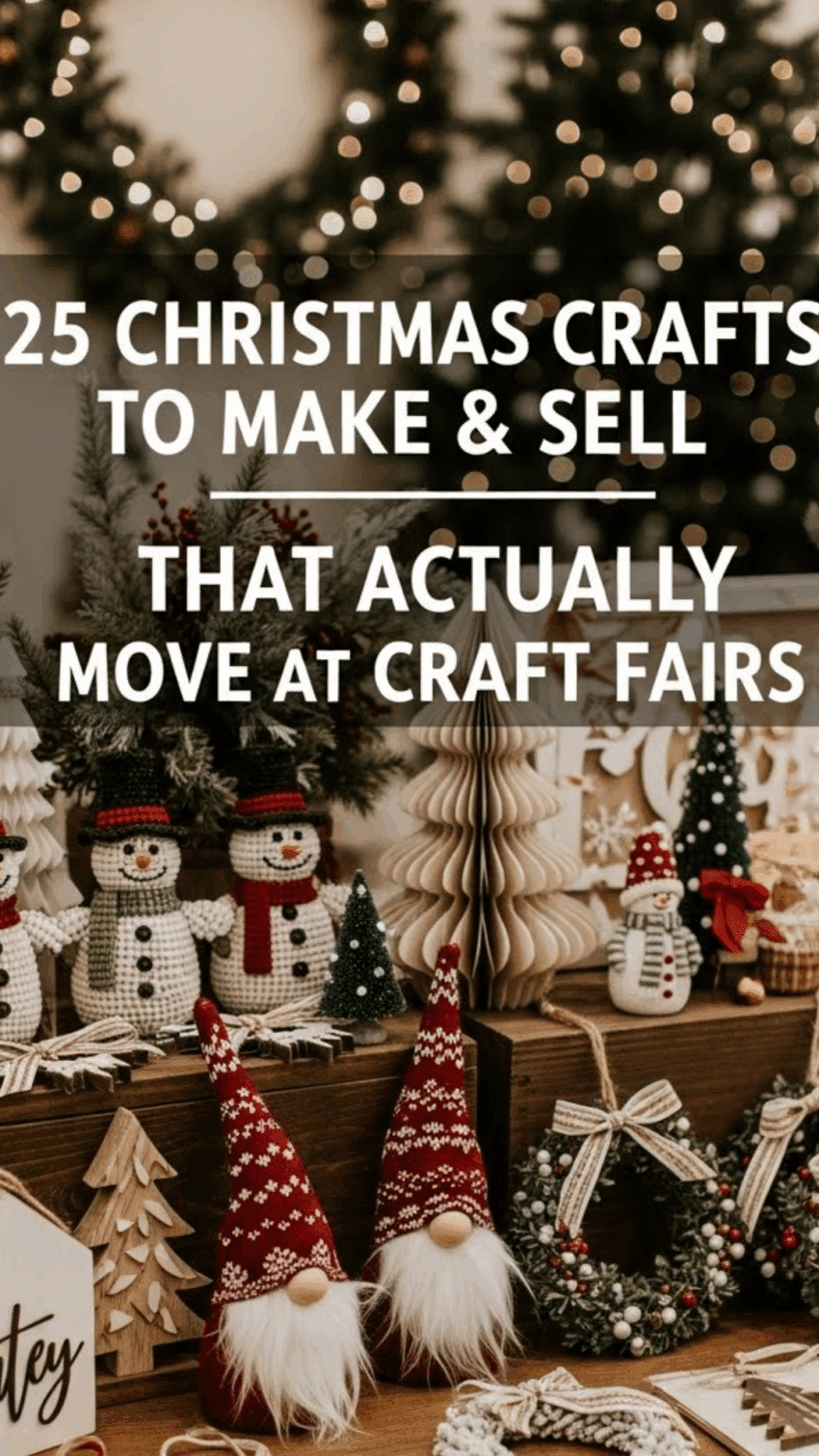 25 Christmas Crafts to Make and Sell That Actually Sell